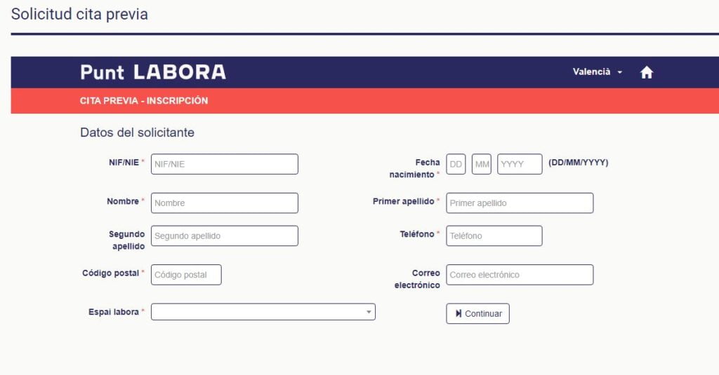 labora inscripción - LABORA GVA